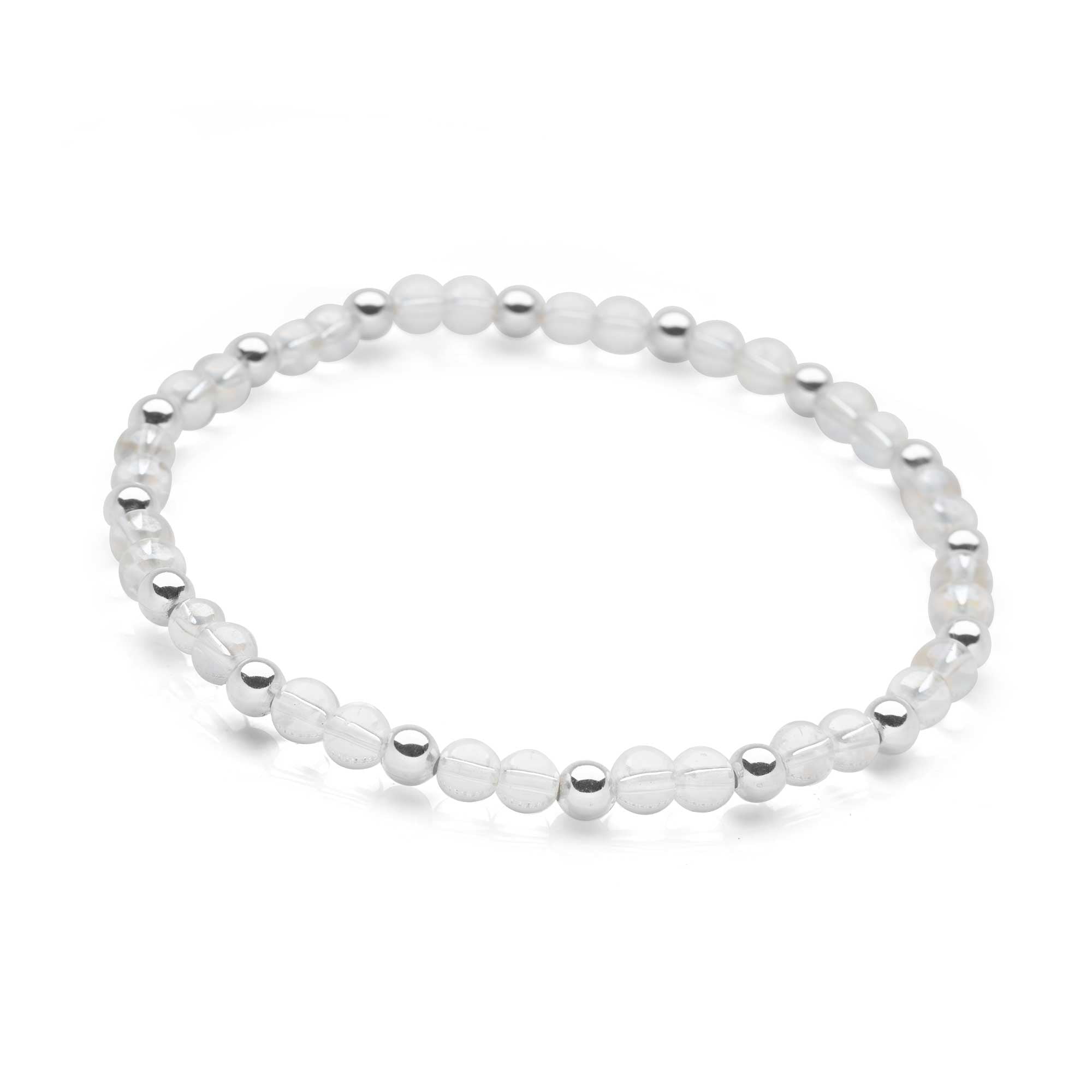 Tranquil Moonstone Bracelet – Silver by Mail