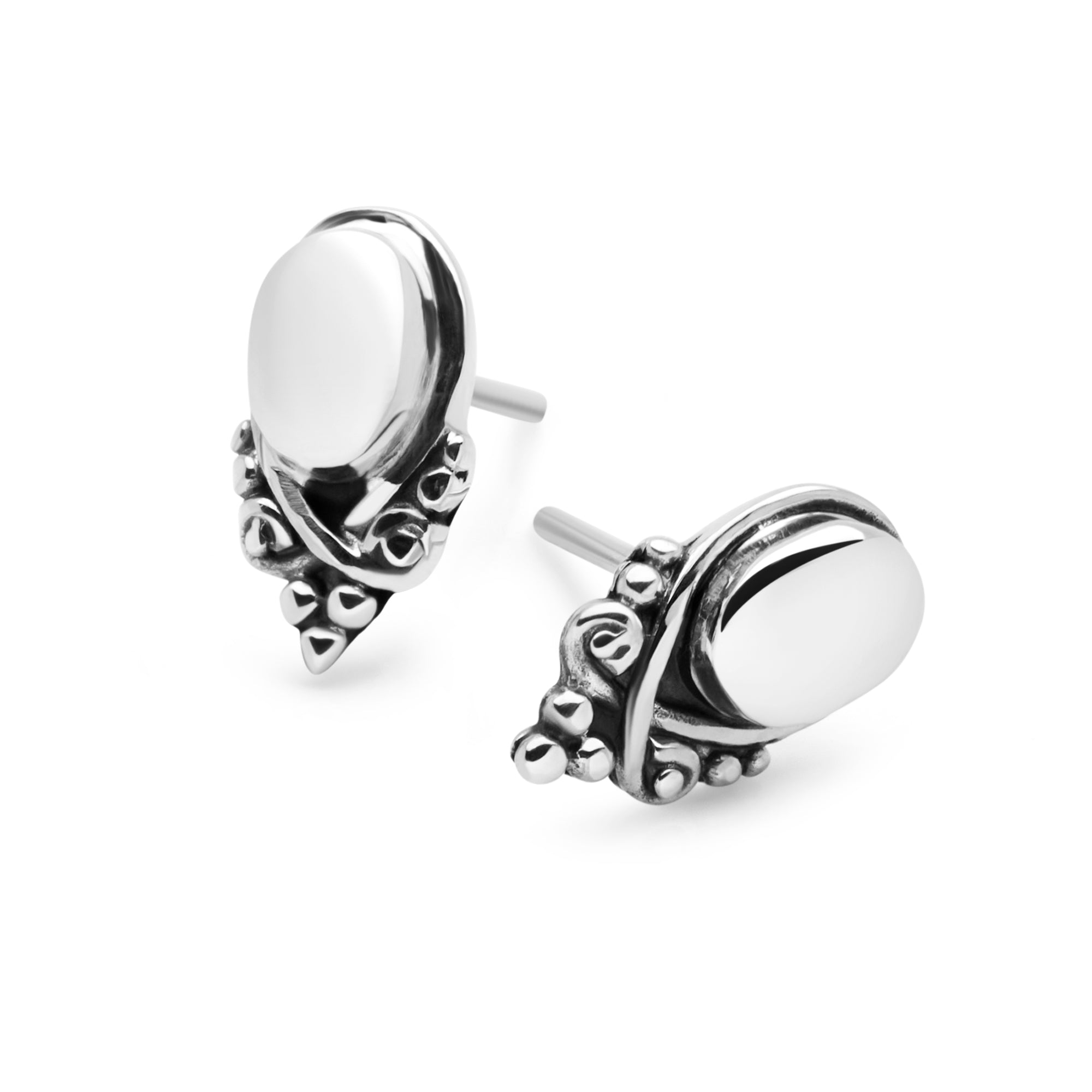 Juno Tear Studs – Silver by Mail