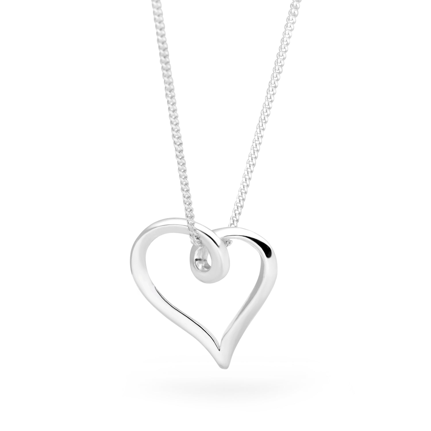 Cherished Love Chain | Silver Necklaces | CHN1306 – Silver by Mail