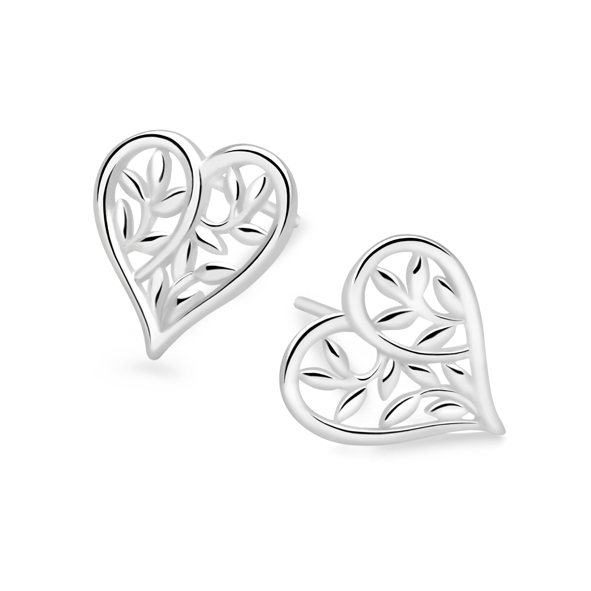 Jardin D'Amour Studs | Silver Earrings | E5838 – Silver by Mail