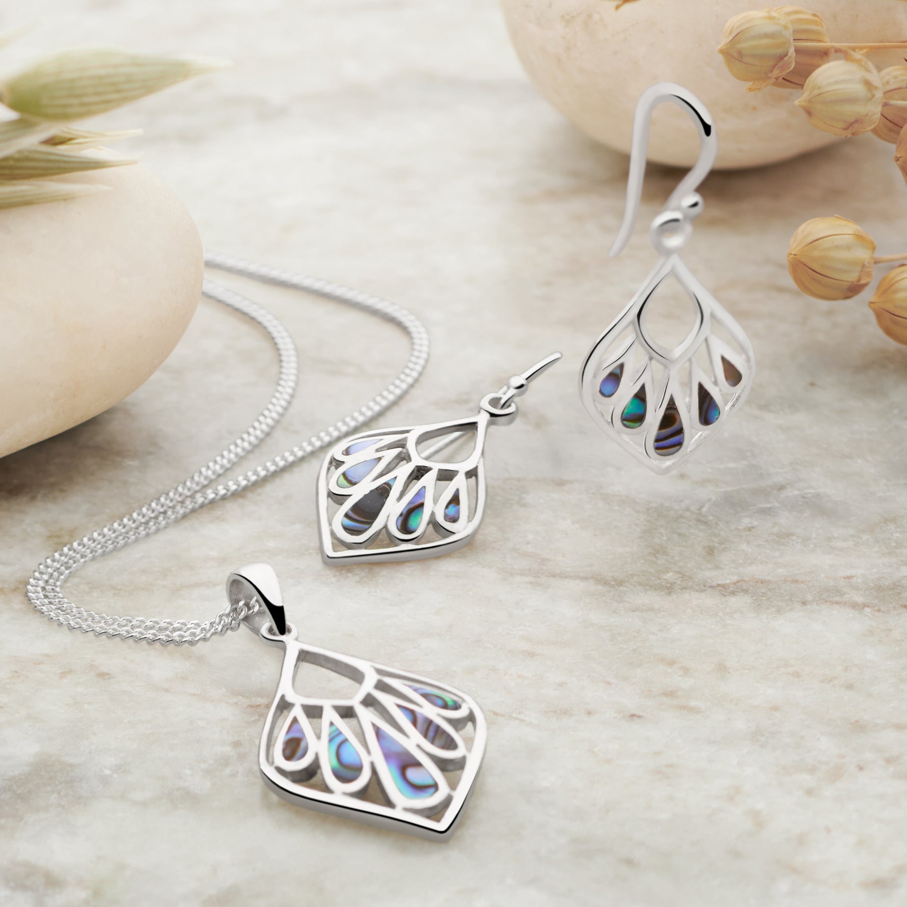 Soulful Rain Earrings – Silver by Mail