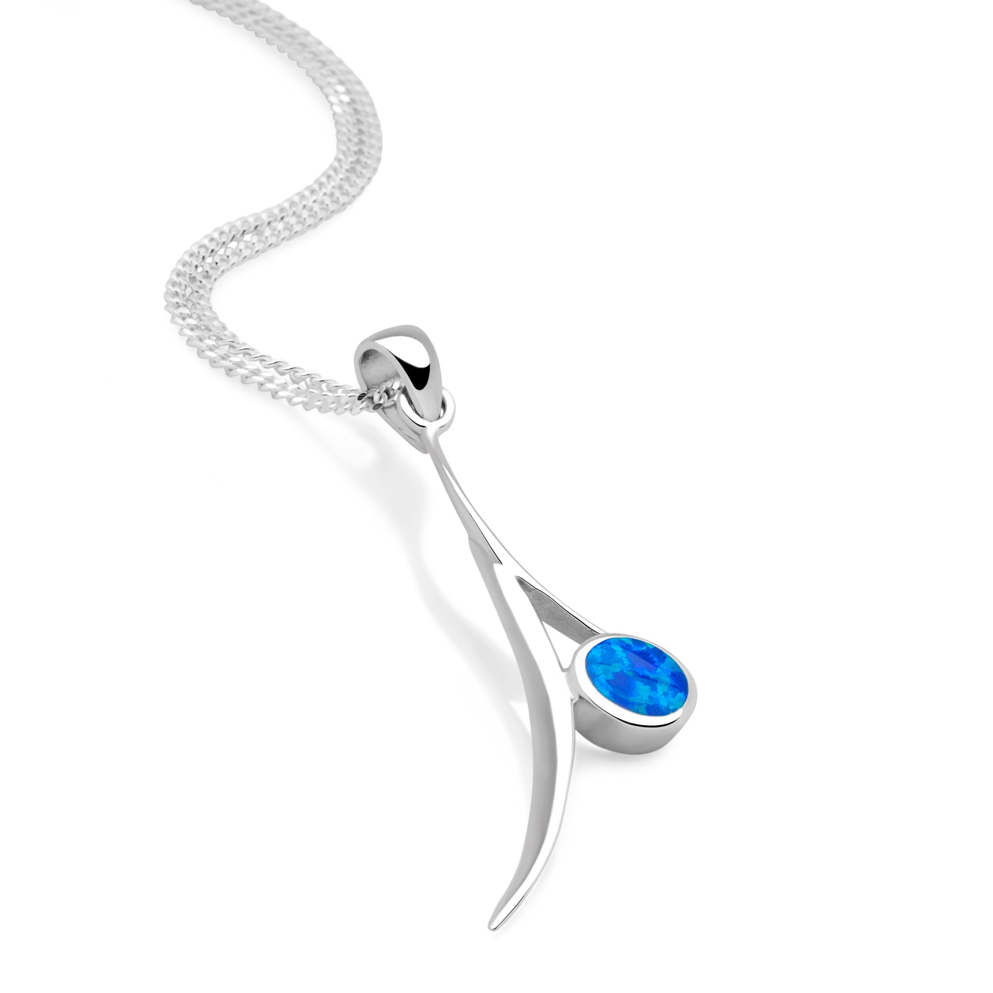 Opal Willow Pendant – Silver by Mail