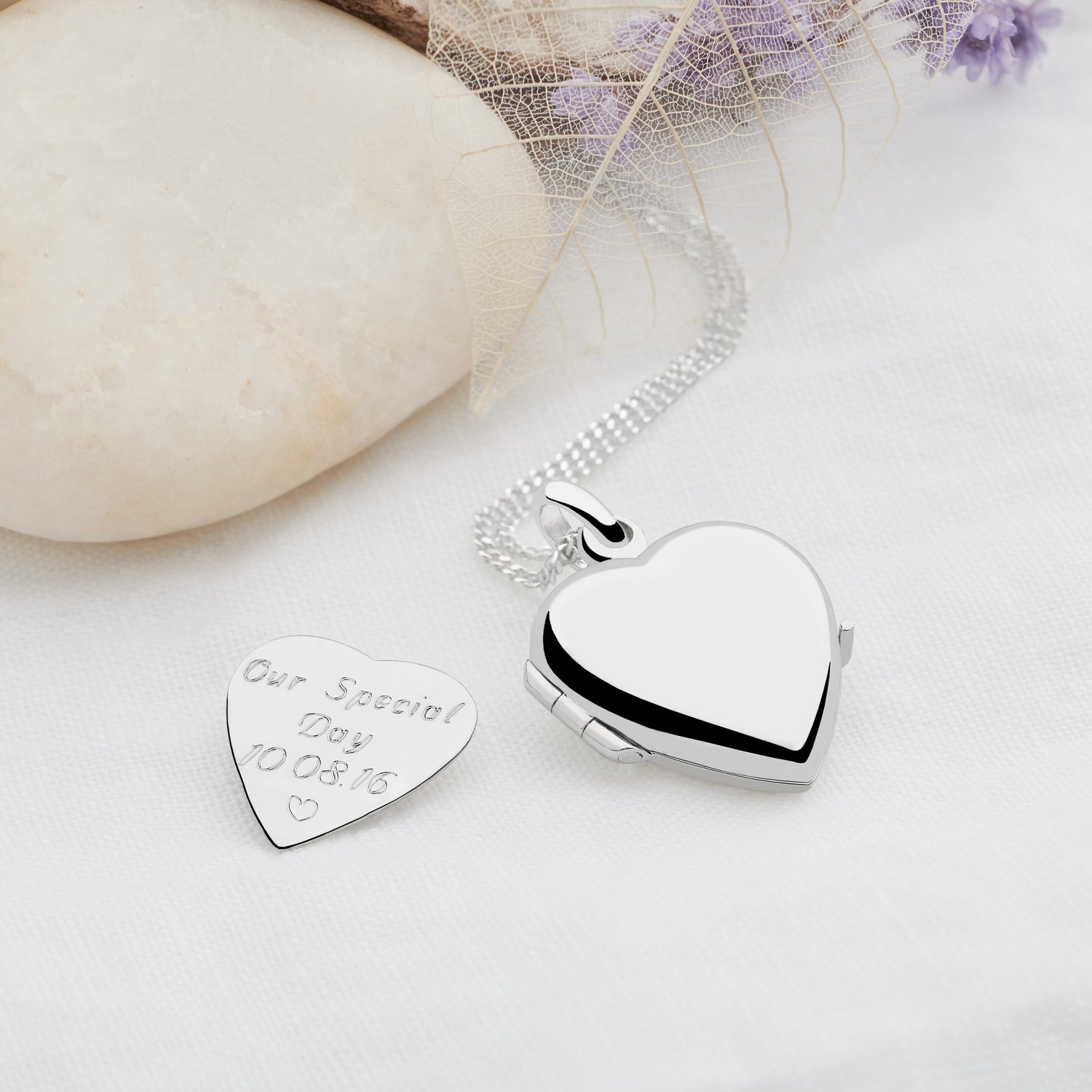 Forget-Me-Not Locket | Silver Pendants | P624 – Silver by Mail