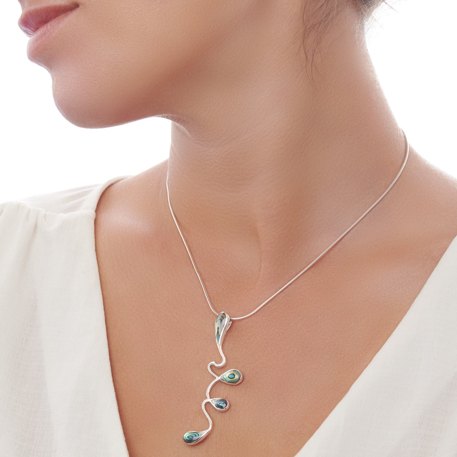Waterfall Pendant | Silver Pendants | P747 – Silver by Mail