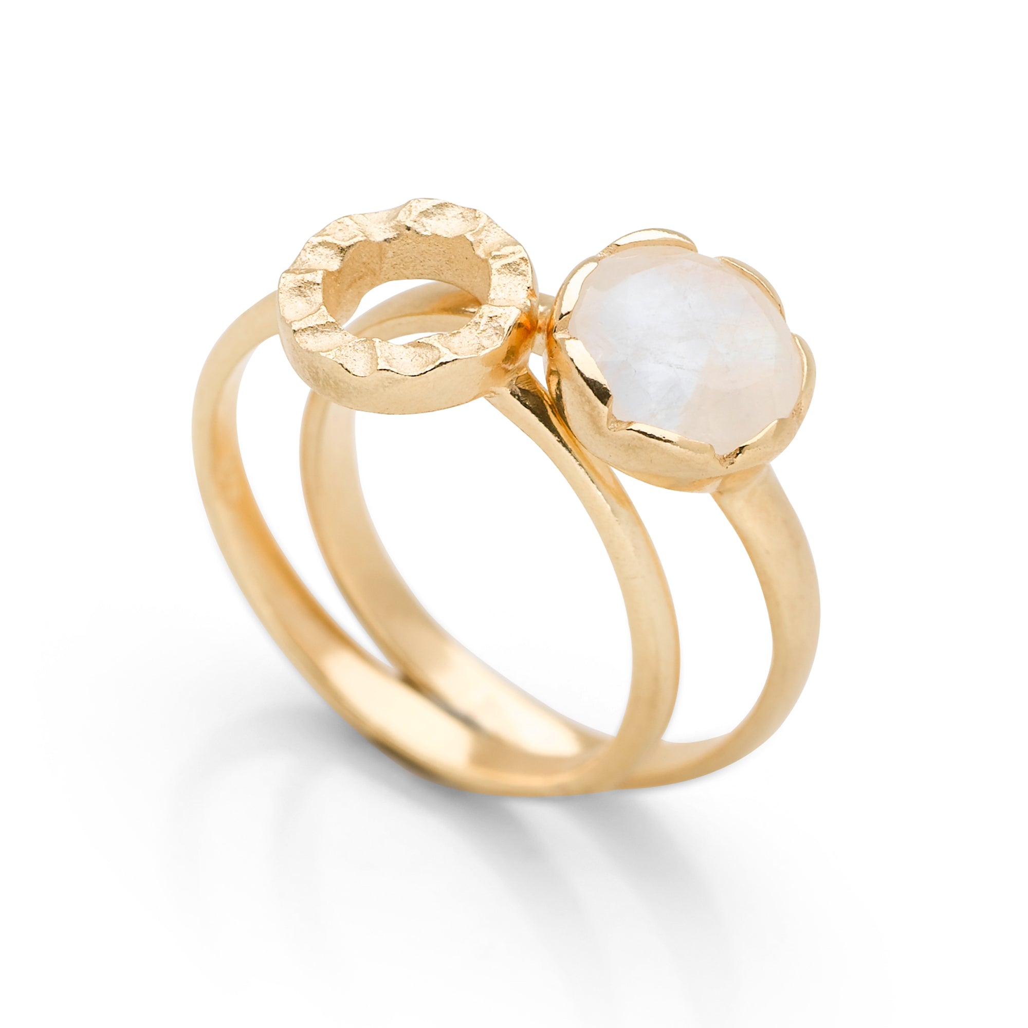 Havana Rings (Set of 2) Gold Plated K – Silver by Mail