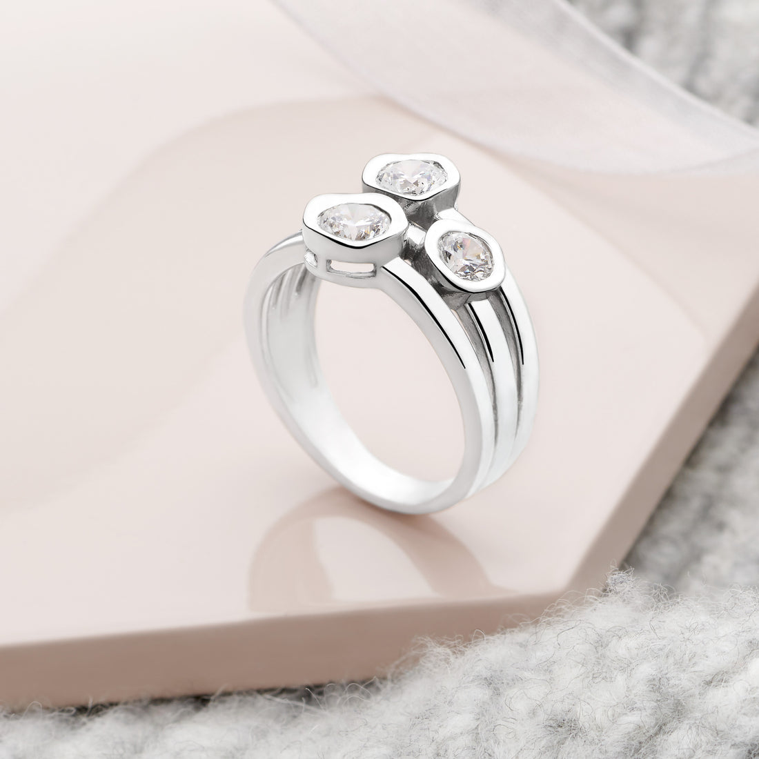 Three Wishes Ring | Silver Rings | R2217 – Silver by Mail