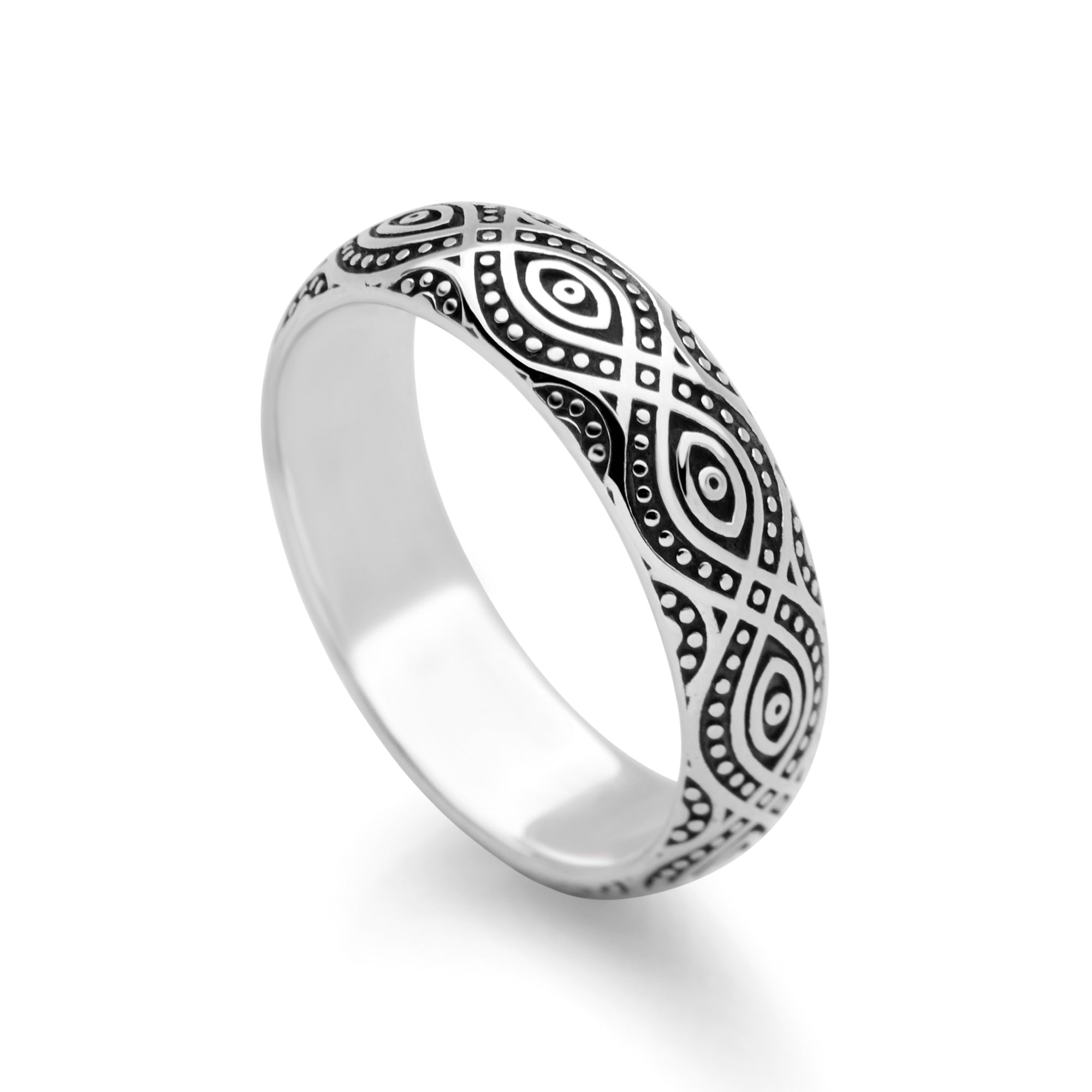 Mari Wave Ring – Silver by Mail