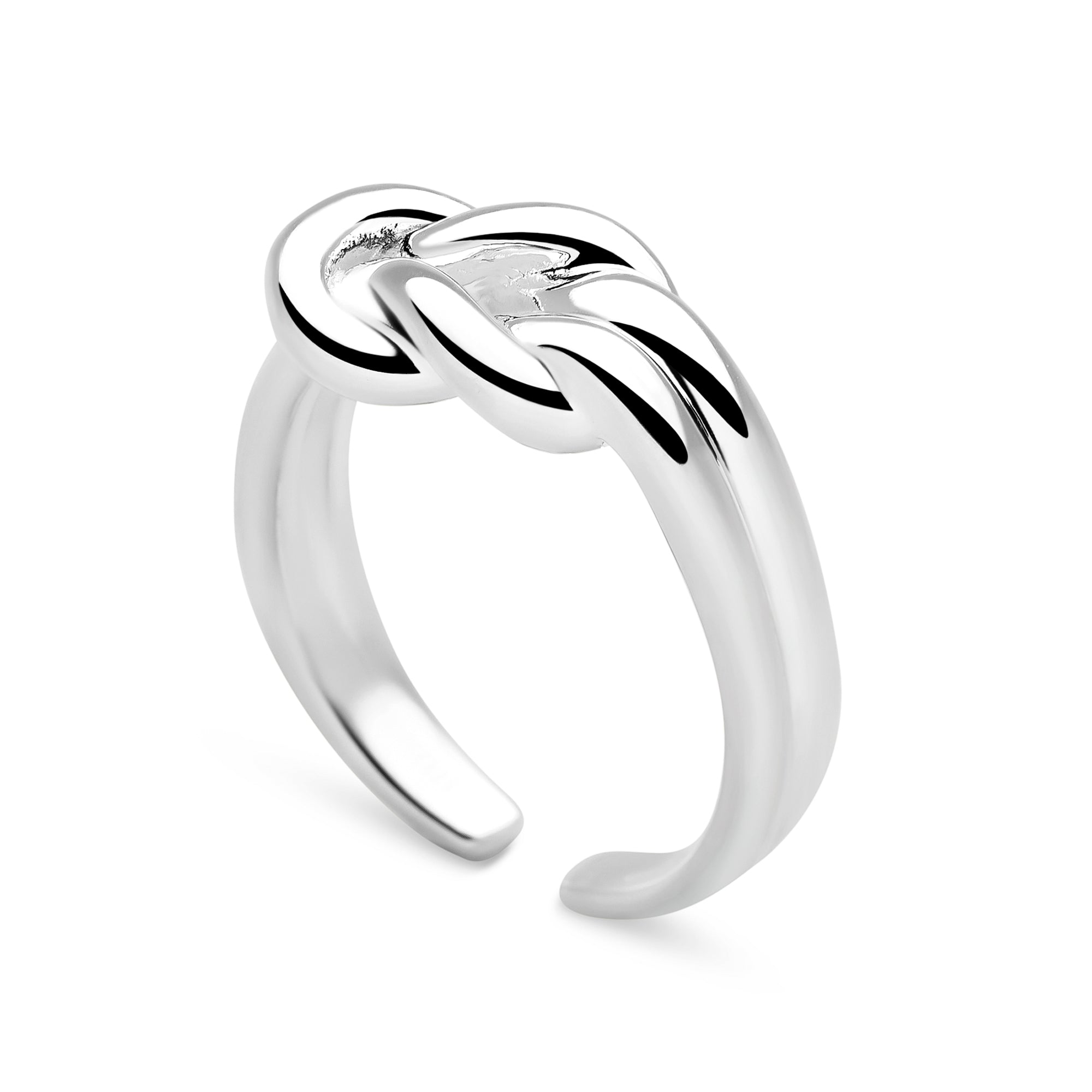 Eternal Knot Ring – Silver by Mail