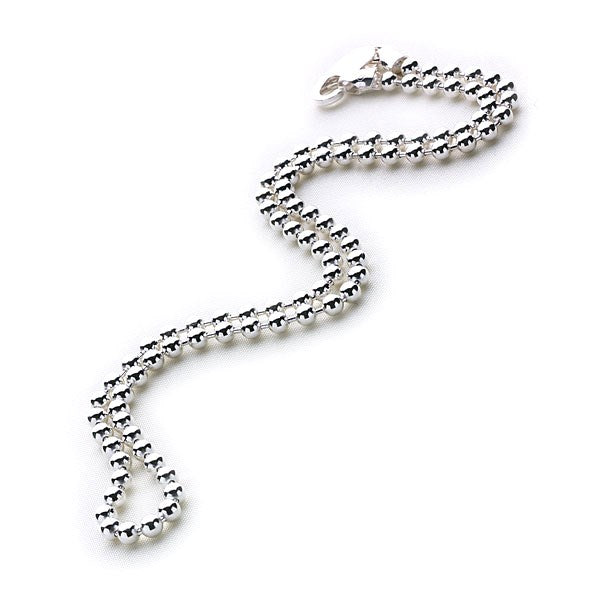 3mm Id Tag Chain 45cm | Silver Necklaces | CHN297 – Silver by Mail