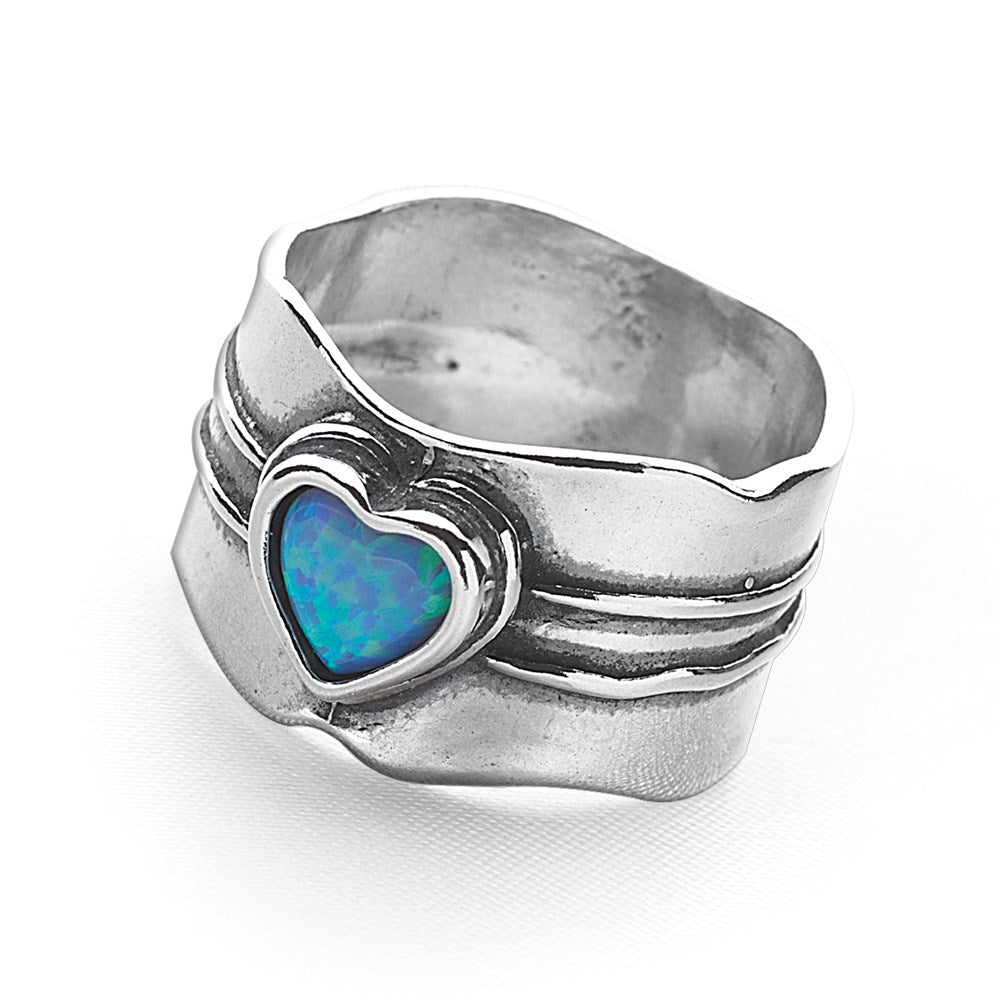 Heart of the Ocean Ring | Spirit Of The Red Sea | R1236 – Silver by Mail