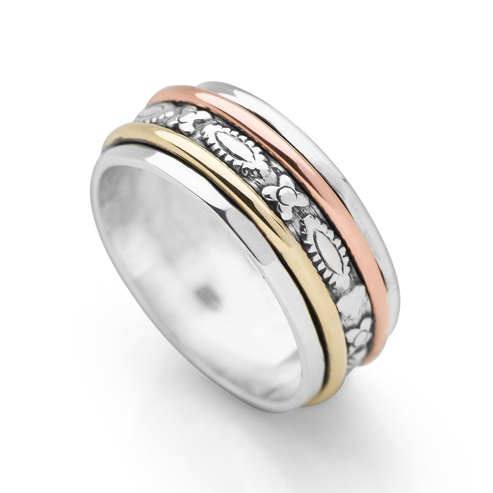 Woodland Spin Ring | Silver Rings | R1906 – Silver by Mail