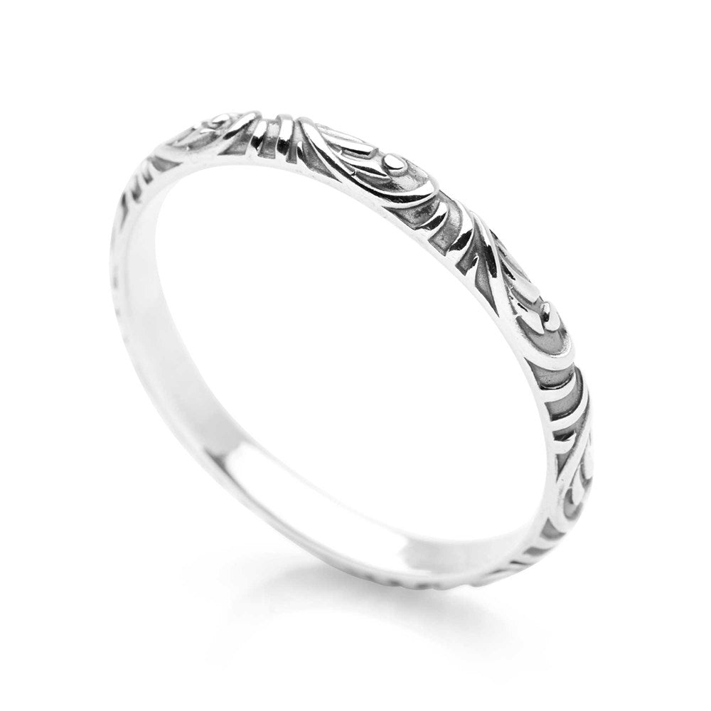 Royale Stack Ring | Silver Rings | R2102 – Silver by Mail