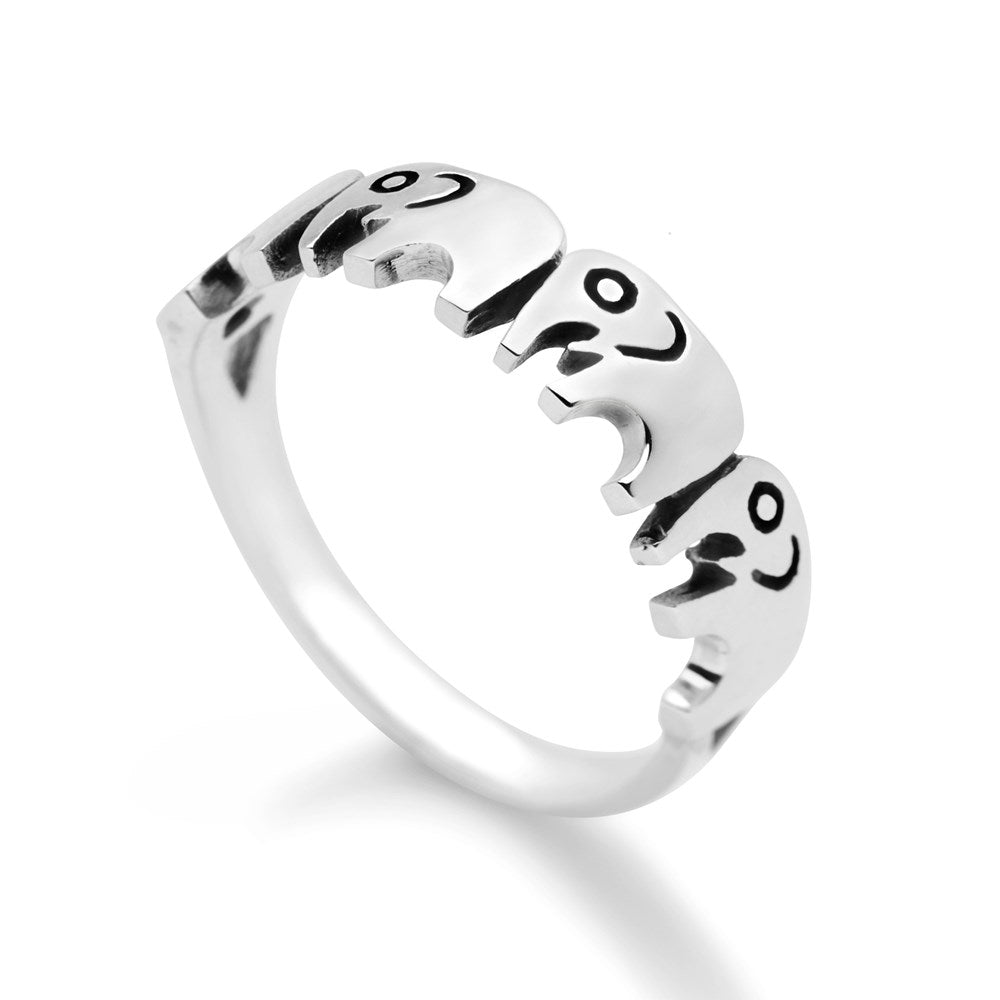Elephant Safari Ring | Silver Rings | R2298 – Silver by Mail