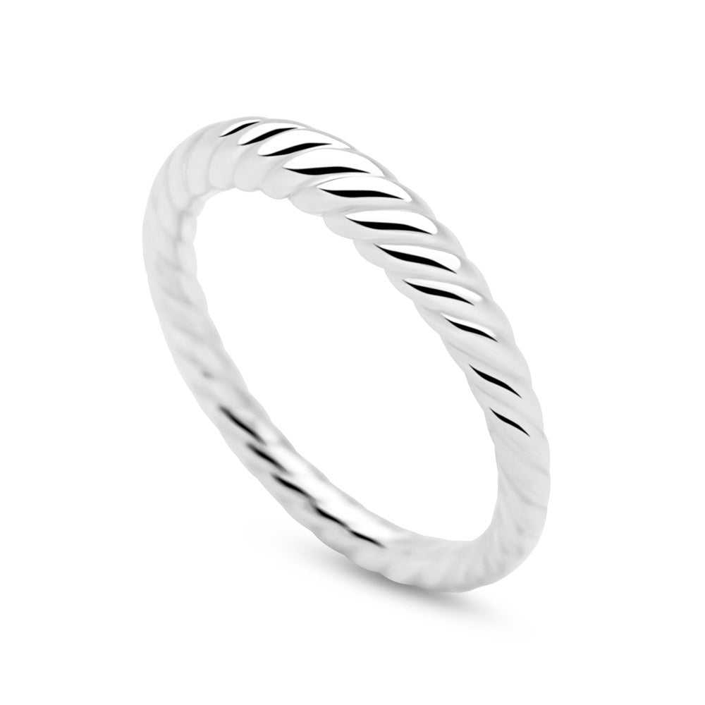 Twister Ring | Silver Rings | R2352 – Silver by Mail